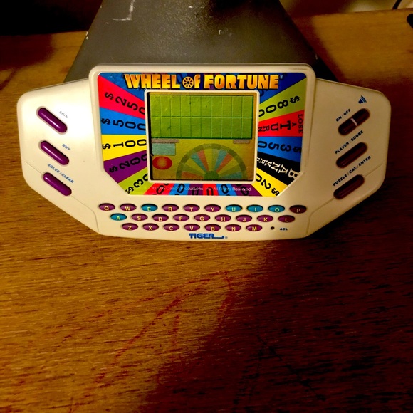 Video Games & Consoles | Vintage 1995 Tiger Handheld Wheel Of Fortune ...